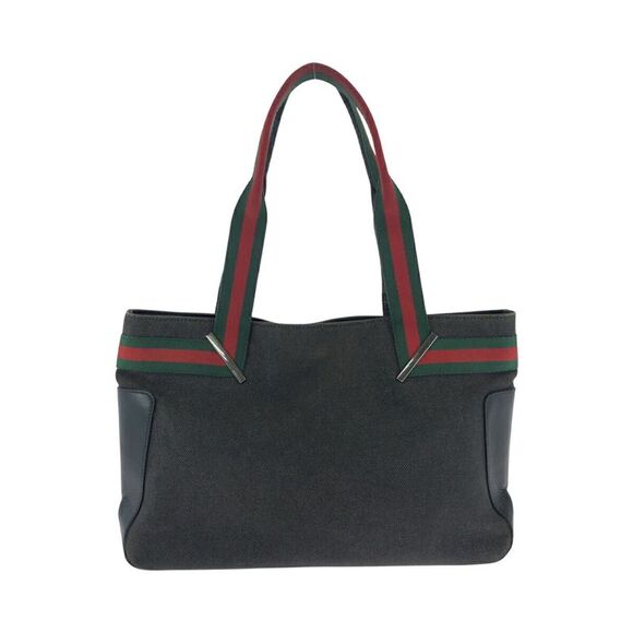 Gucci | Bags | Gucci Denim Sherry Line Tote Bag 73983 | Poshmark